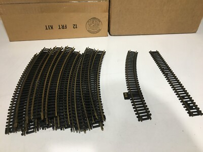 AHM HO Scale Brass Track Lot - 18 Pieces of Miscellaneous Track | eBay