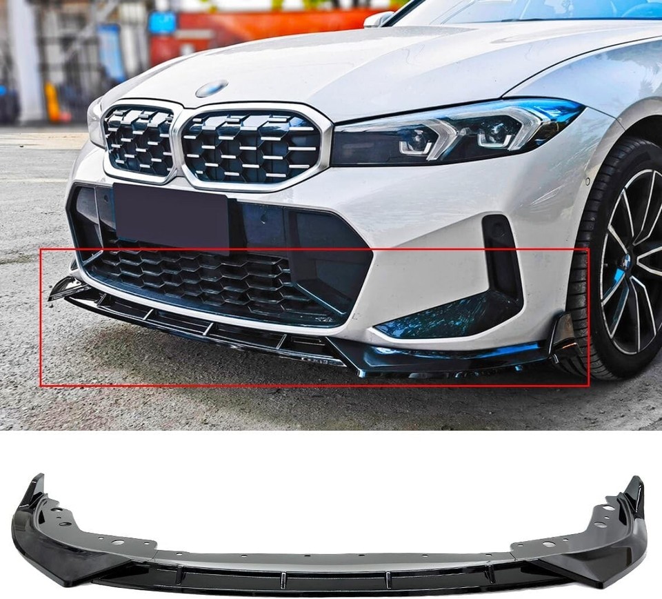 BMW G20 330 330e M340 Sedan Front Spoilers Lips 2023+ LCI Facelift ...