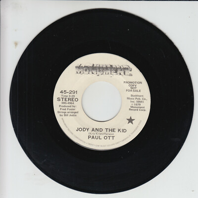 PAUL OTT Jody And The Kid VG(+) 45 RPM | eBay