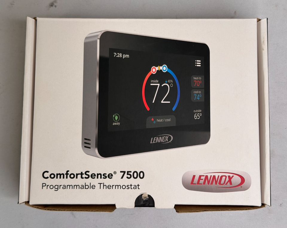 LENNOX CS7500 ComfortSense 7500 Universal Programmable Thermostat 13H14 ...