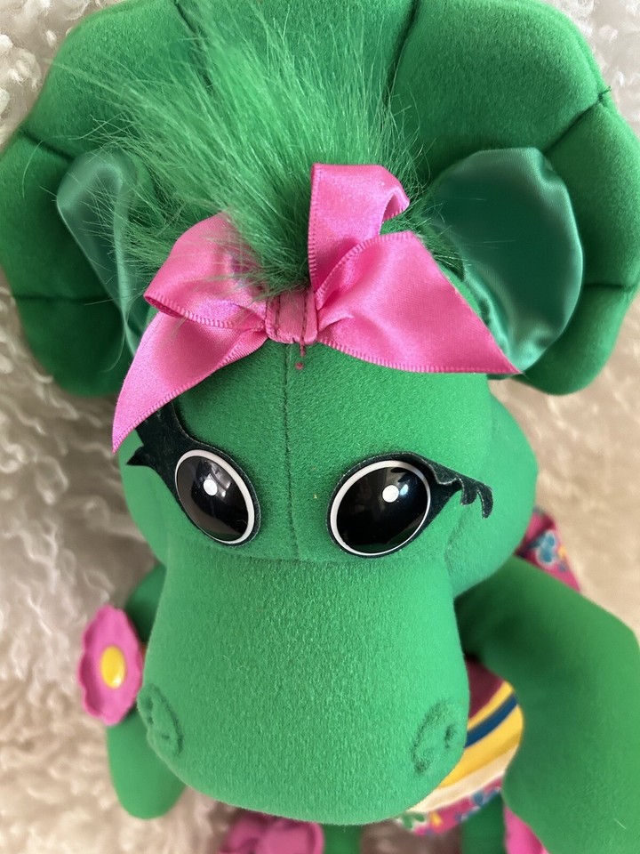 Vintage 1993 Talk 'N Dress BABY BOP Plush Talking Doll Barney Playskool ...