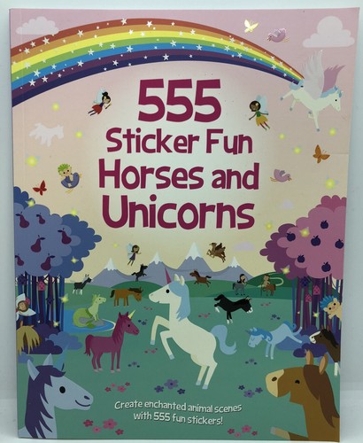 555 Sticker Fun Horses And Unicorns Paperback Book | eBay