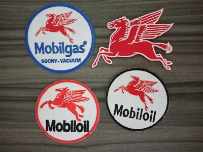 4 style MOBIL Patch GAS/OIL MOTORCYCLES RACING Car Embroidered Iron or ...