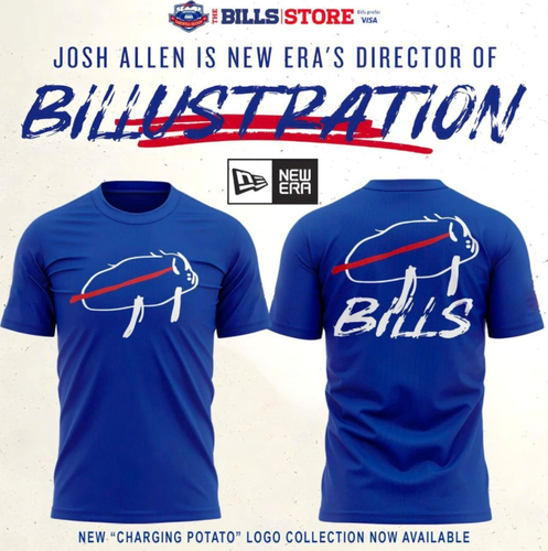 B Bills Josh Allen New Era 2025 Shirt | eBay