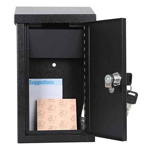 Wallmounted Key Drop Lock Box Automotive With Key Lock Metal Mailbox ...