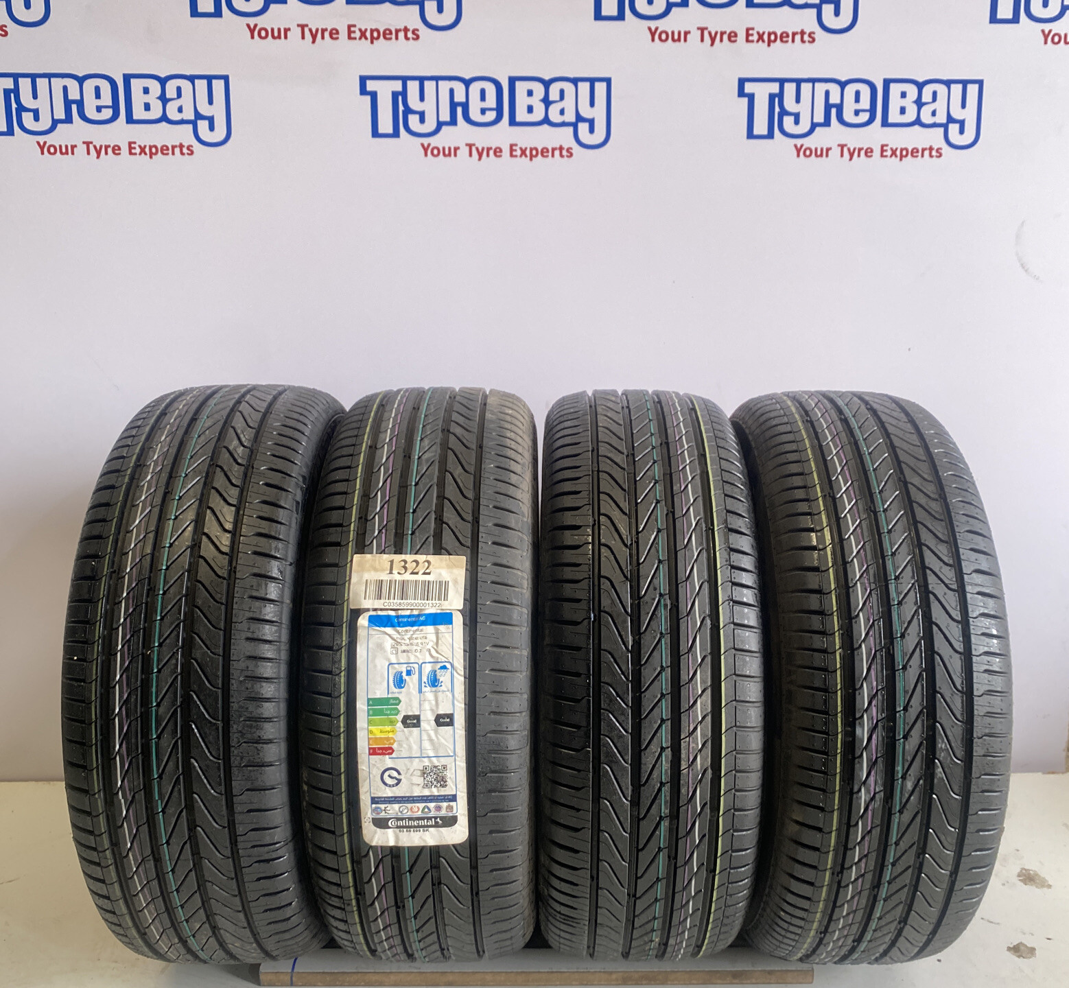 NEW 4x 205/55/16 91V CONTINENTAL ULTRACONTACT UC6. 2055516 TYRES | eBay