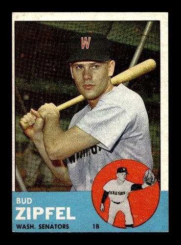 1963 Topps #69 Bud Zipfel Senators EX-MT *j9 | eBay