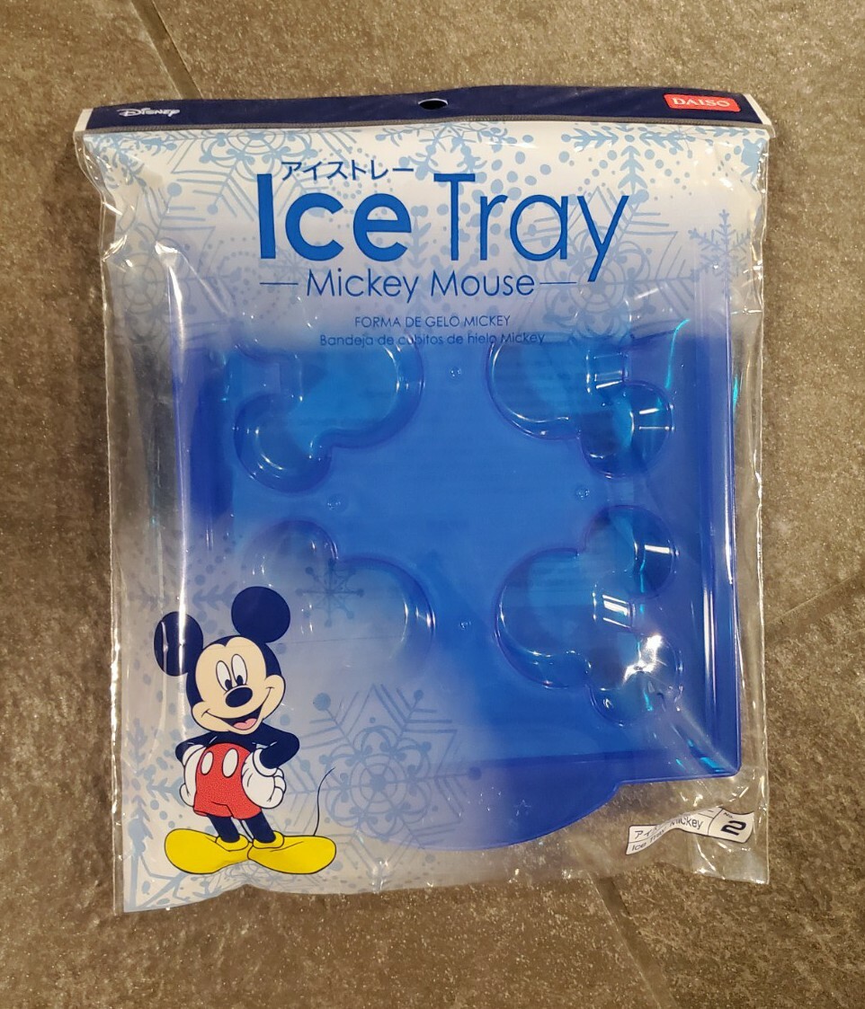 NEW Disney DAISO Mickey Ice Trays Maker 4 Character Cubes Mold BLUE | eBay