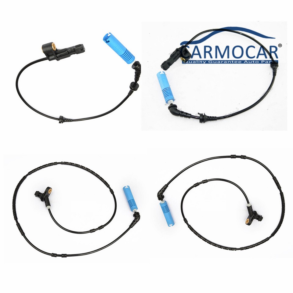 4 PCS NEW ABS Wheel Speed Sensor Front Rear Left Right for BMW E46 Z4 ...