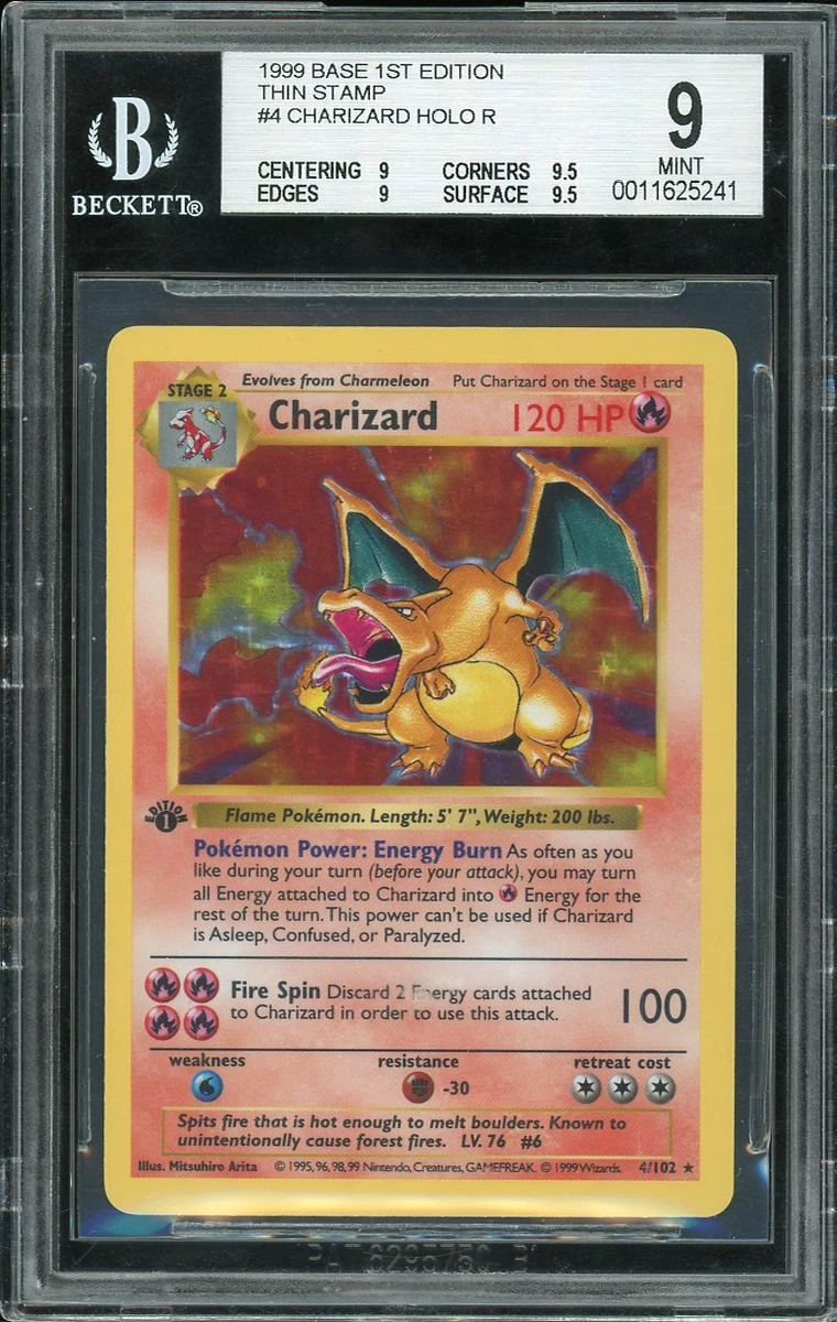 First Edition Holographic Charizard
