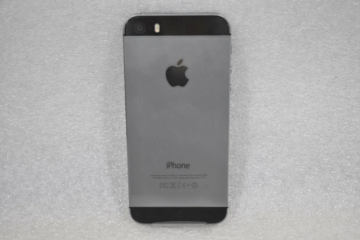 Iphone 5s Space Gray Back