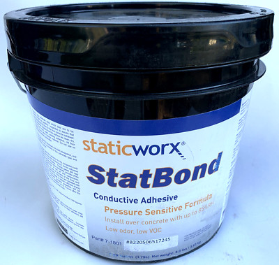 Staticworx StatBond 7-1801 Conductive Adhesive for Concrete Floor 8 Lbs ...