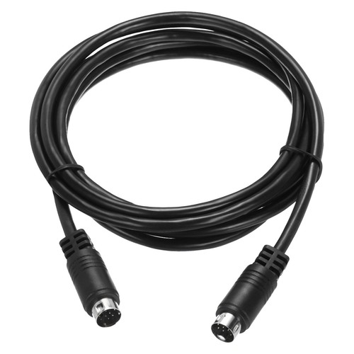S Video Cable 6.6ft, Mini DIN 9 Pin S-Video Cable Male to Male Gold ...