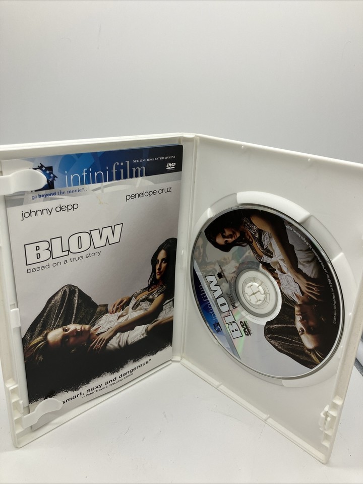 Blow (DVD, 2001) Johnny Depp Penelope Cruz 794043528422 | eBay