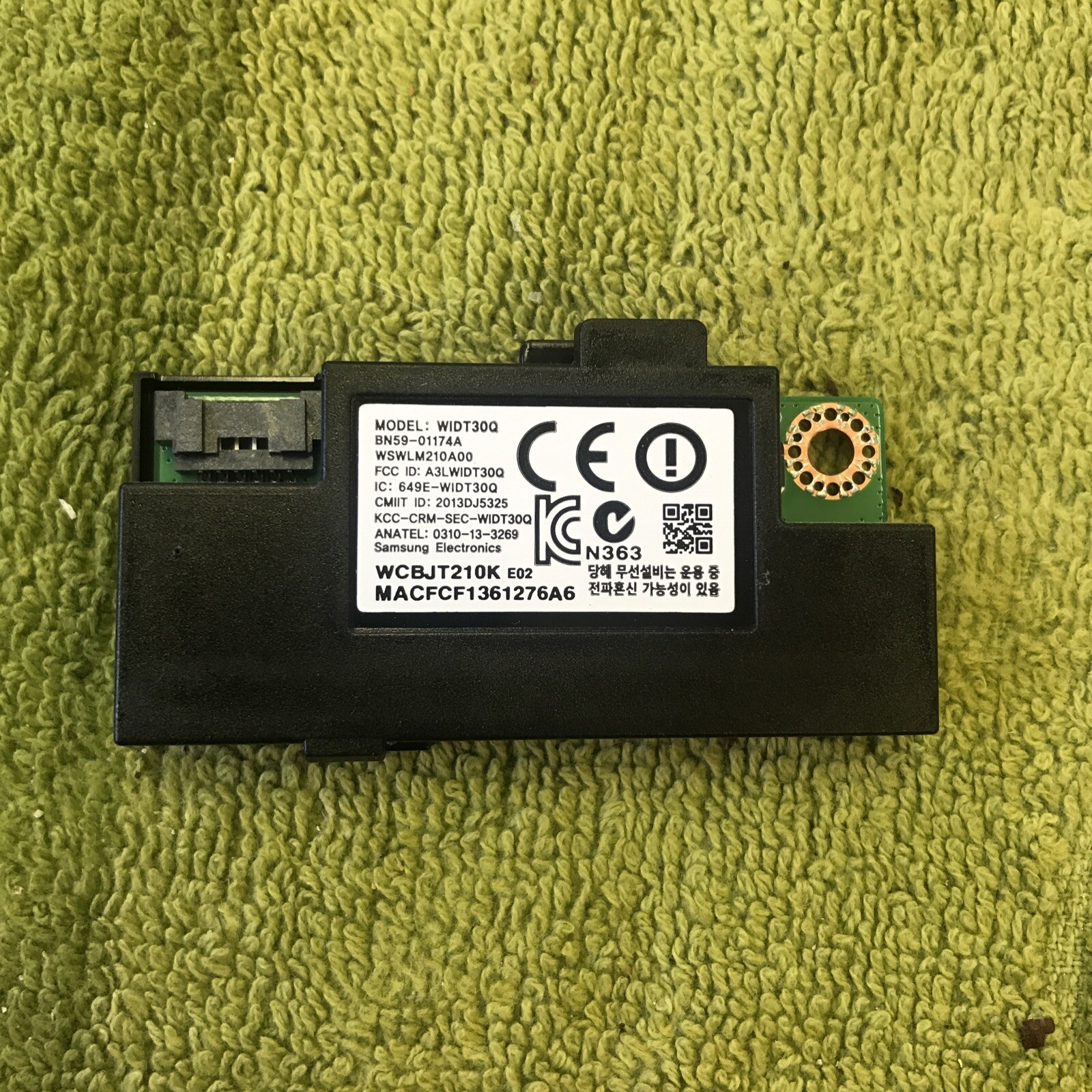 Samsung UN65H6350 UN65J6200AF UN65J620DAF Wi-Fi Module Board BN59 ...