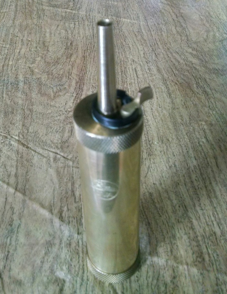 Vintage CVA Brass Black Powder Flask 1350 Grain Capacity (empty) | eBay