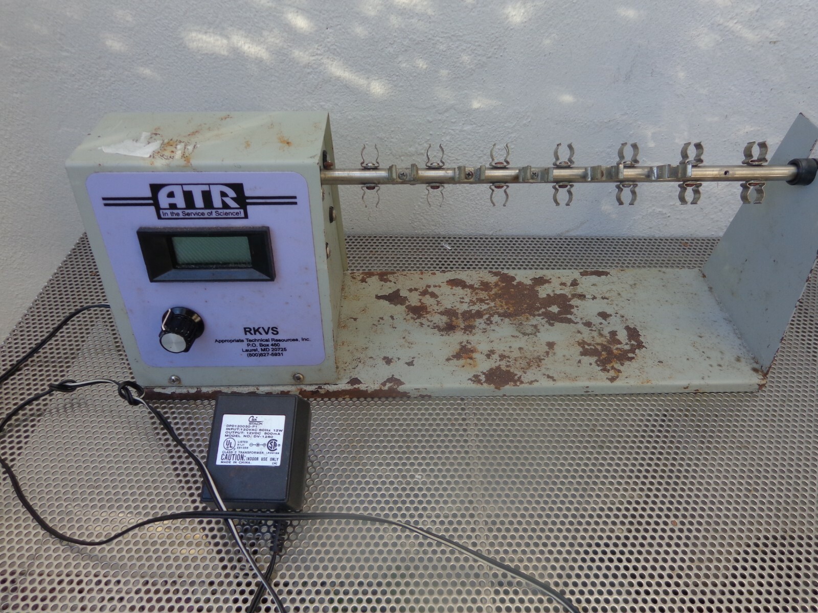 ATR RKVS Variable Speed Test Tube Rotor w/ AC Adapter Rotamix rotator ...