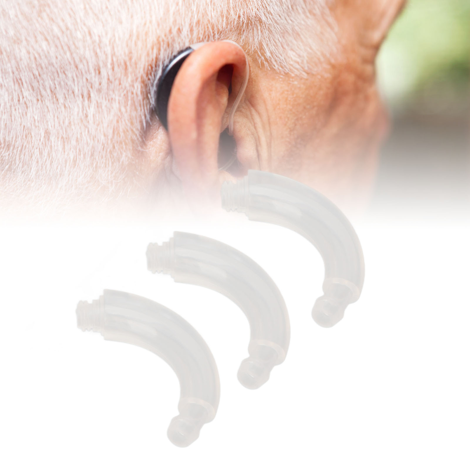 10PCS Hearings Aid Parts Ear Hooks For Aids Replacement Tube Hook Kit ...