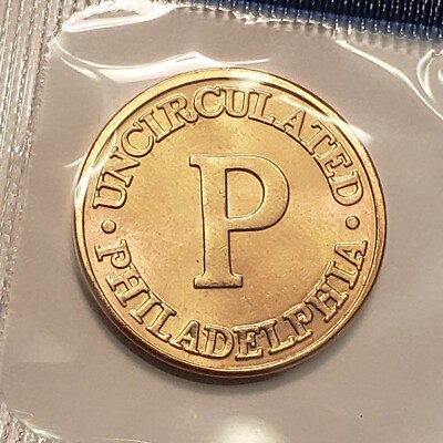 Philadelphia Mint Token in Cello from U.S. Mint, Brilliant Uncirculated ...