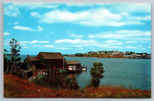 Colorful Waterfront Scene Coastal Village of Lubec Maine Bromley Co ...