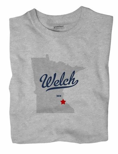Welch Minnesota MN T-Shirt MAP | eBay