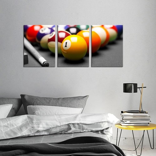 Apicoture Billiards Picture Canvas Wall Art Pool Hall Poster Pool... | eBay