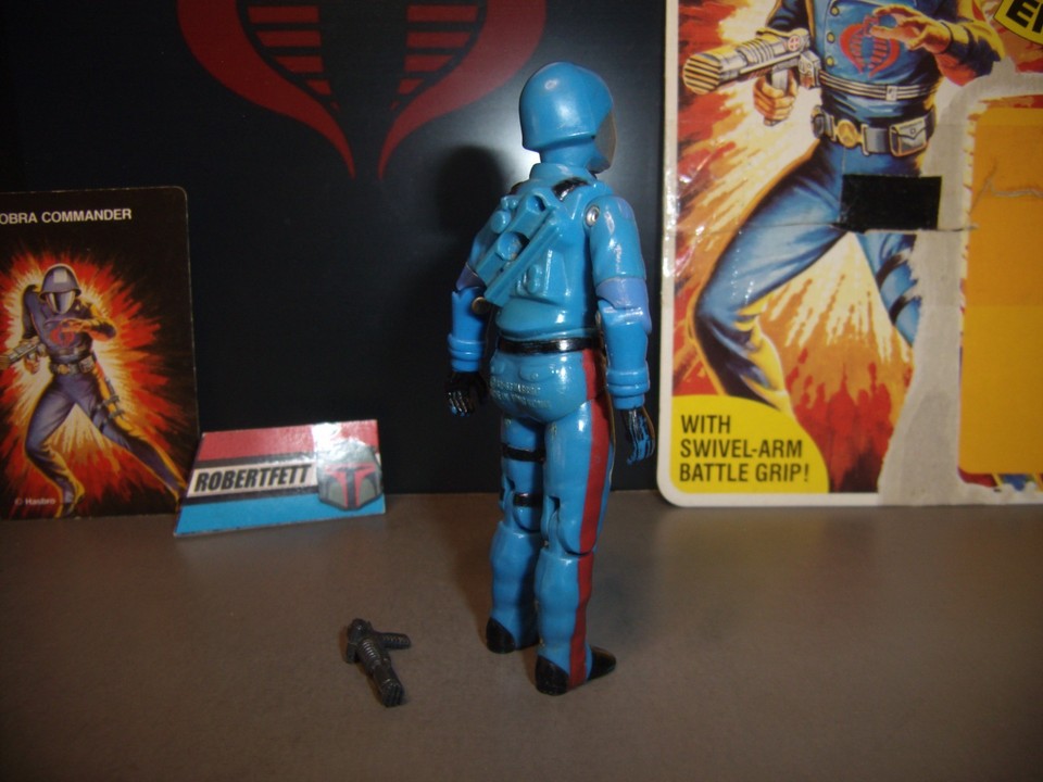 GI Joe Vintage 1983 COBRA COMMANDER (V1.5), Lot B, Acc 100% COMPLETE ...