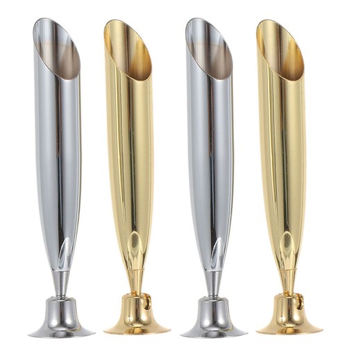 4 Pcs Retro Quill Pen Desk Holders Display Stand Metal Quill-pen | eBay