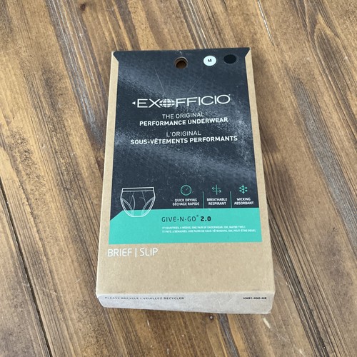 Ex Officio 2416709 Give-N-Go 2.0 Brief Size Medium Black Free Shipping ...