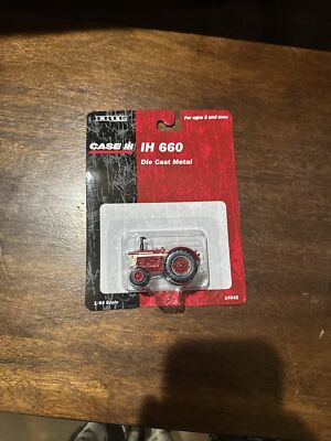 ERTL 2001 CASE IH 660 Tractor Die Cast Metal 1/64 Scale 14042 Vintage ...