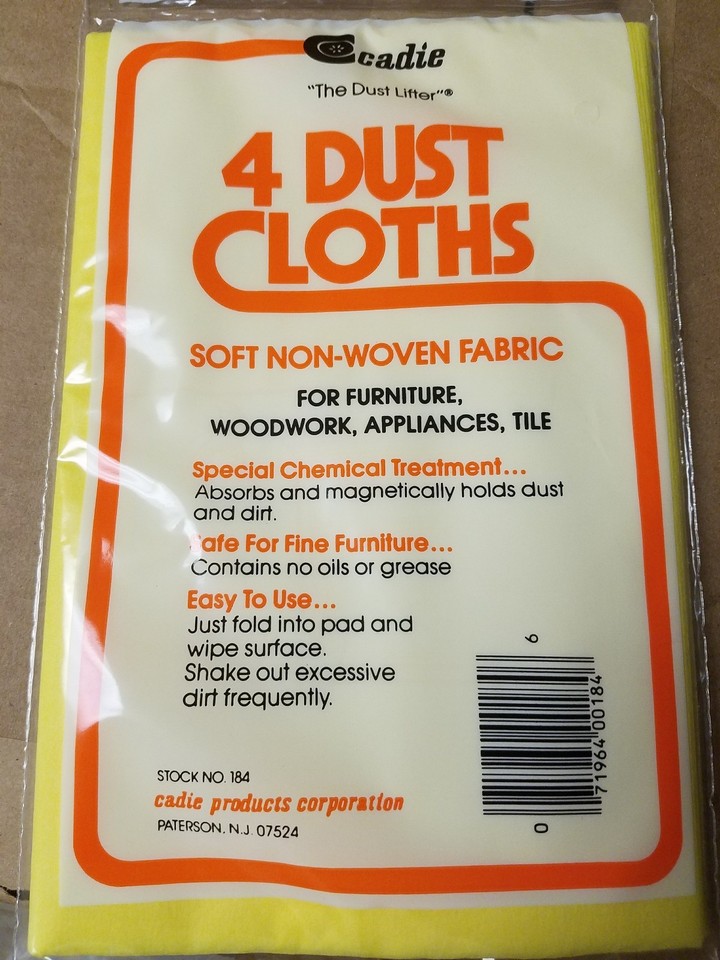 Economical Dust Cloths Pre-Treated Dusting Fabric for Furniture 3 Pack ...