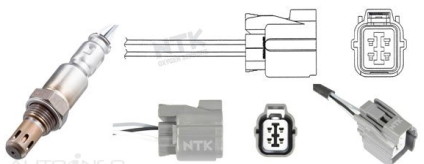 NTK NGK OXYGEN SENSOR Post Catalytic HONDA ODYSSEY 10/2003~03/2009 2.4 ...