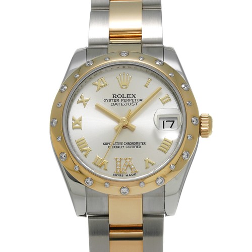 ROLEX Datejust 178343 Silver/VI Diamond WATCH 638757 | eBay