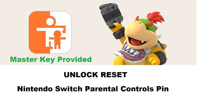 Nintendo Official Master Key - Unlock Switch / 3DS Parental Controls ...