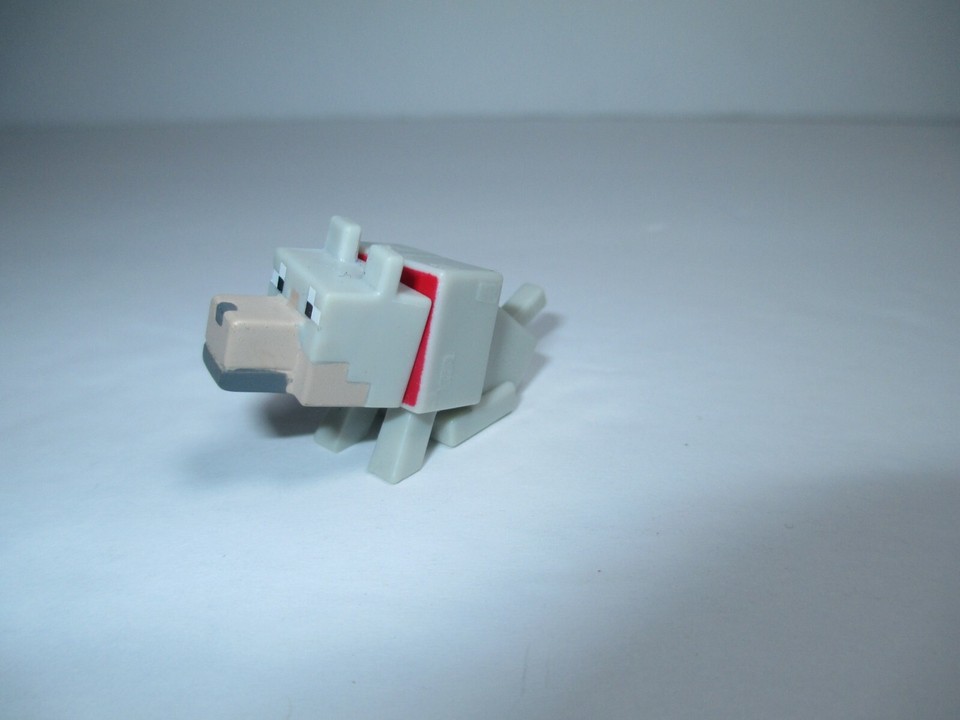 Minecraft Mini-Figures 1" Tamed Wolf Mini Action Figure Mojang | eBay