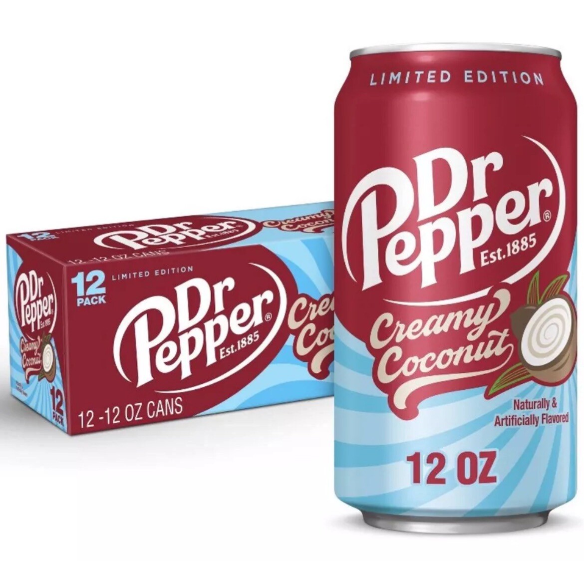 DR PEPPER CREAMY COCONUT SODA