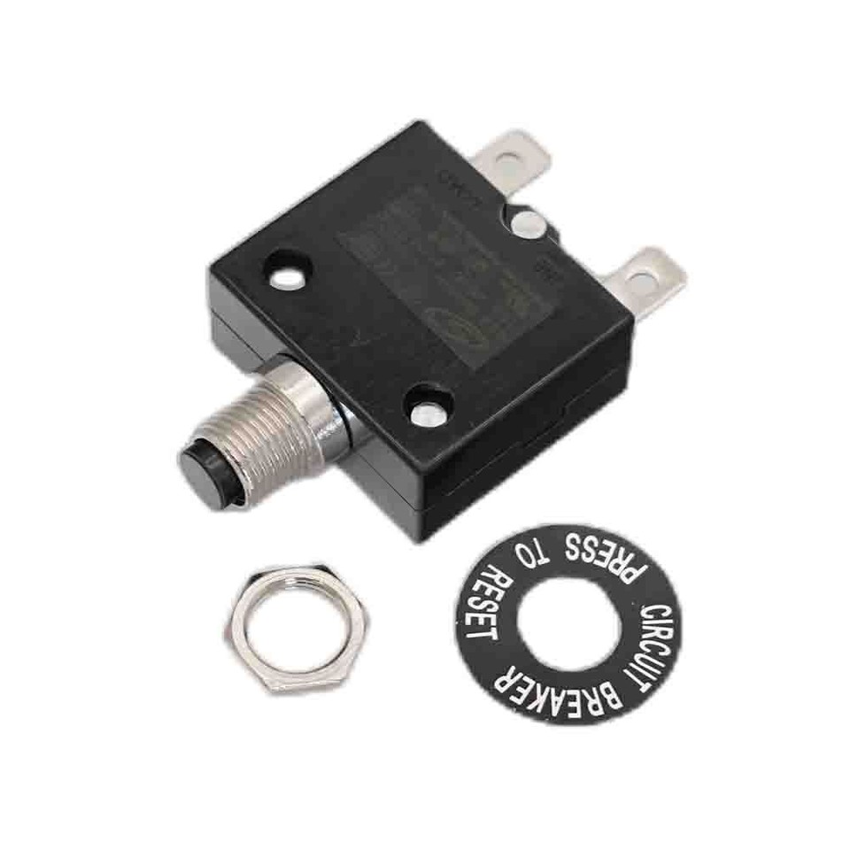 universal 3-20 Amp Push Button Thermal Circuit Breaker 12-50V DC 125 ...
