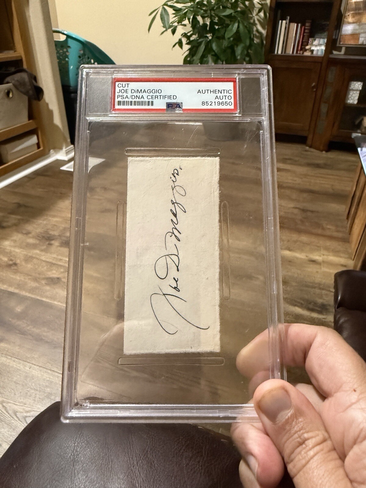 JOE DIMAGGIO Autograph Cut Signature PSA/DNA Certified Yankees Baseball ...