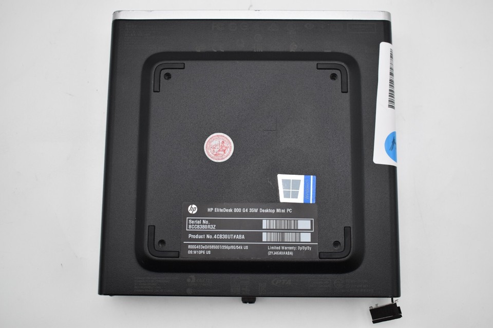 HP Elitedesk 800 G4 USFF MINI PC i7-8700 3.2GHz 16GB 512GB SSD WIN11 Wi ...
