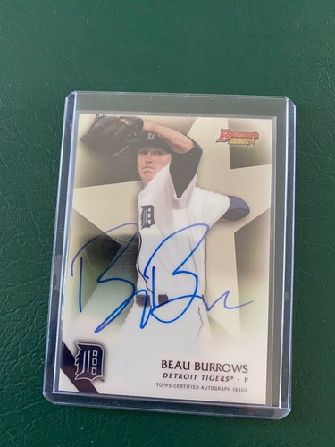 2015 BOWMAN'S BEST AUTOGRAPH BEAU BURROWS DETROIT TIGERS | eBay