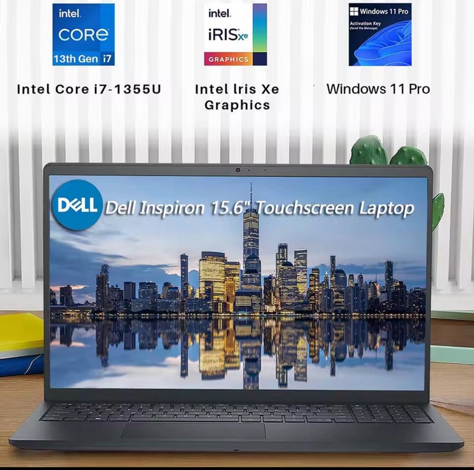 Dell Laptop/ Touchscreen, 15.6”, Windows 11 , 32GB Ram, 1T Memory | eBay