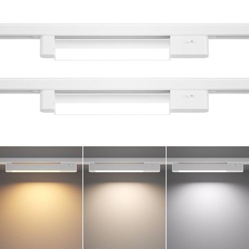 3 Color Linear H Type Track Lighting Heads, LED Track Light Heads ...