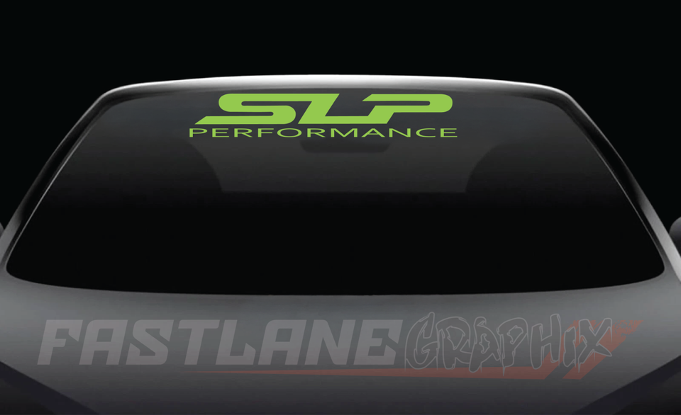 SLP Performance | Windshield Banner | Window Decal | Camaro Corvette ...