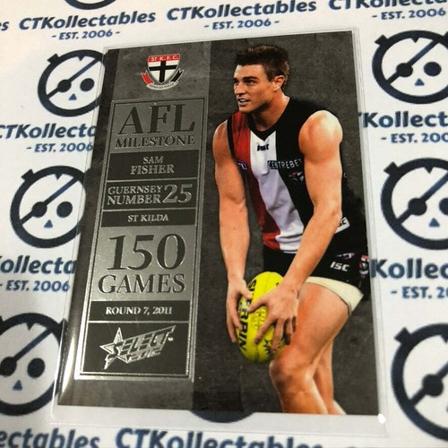 Sam Fisher Milestone 150 Games MG57 2012 AFL Champions | eBay