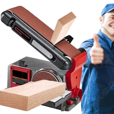 Powerful Belt and Disc Sander Compatible with Bauer Corded 4 inch x 36 ...