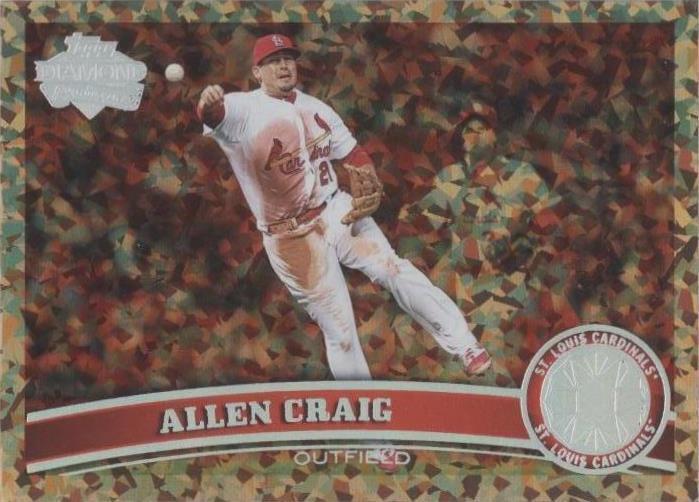 2011 Topps Update Series - Allen Craig #US255 Cognac Diamond ...