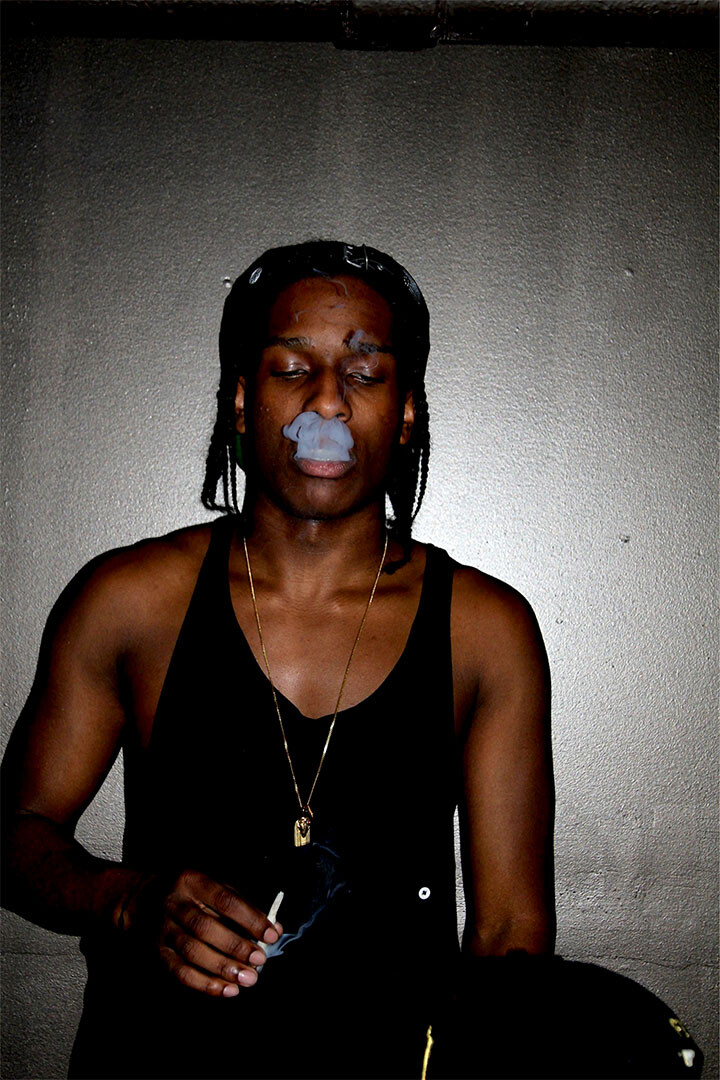 Asap Rocky Smoking Weed