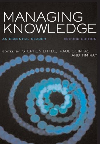 Managing Knowledge: An Essential Reader, Stephen E. Little et Tim Ray | eBay