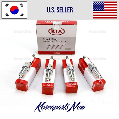 1.6L Engine Spark Plug 1884909070 (4pcs) ⭐OEM⭐ Hyundai Accent Kia Rio ...