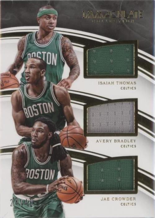 2015-16 Panini Immaculate Collection - Trios Isaiah Thomas, Avery ...